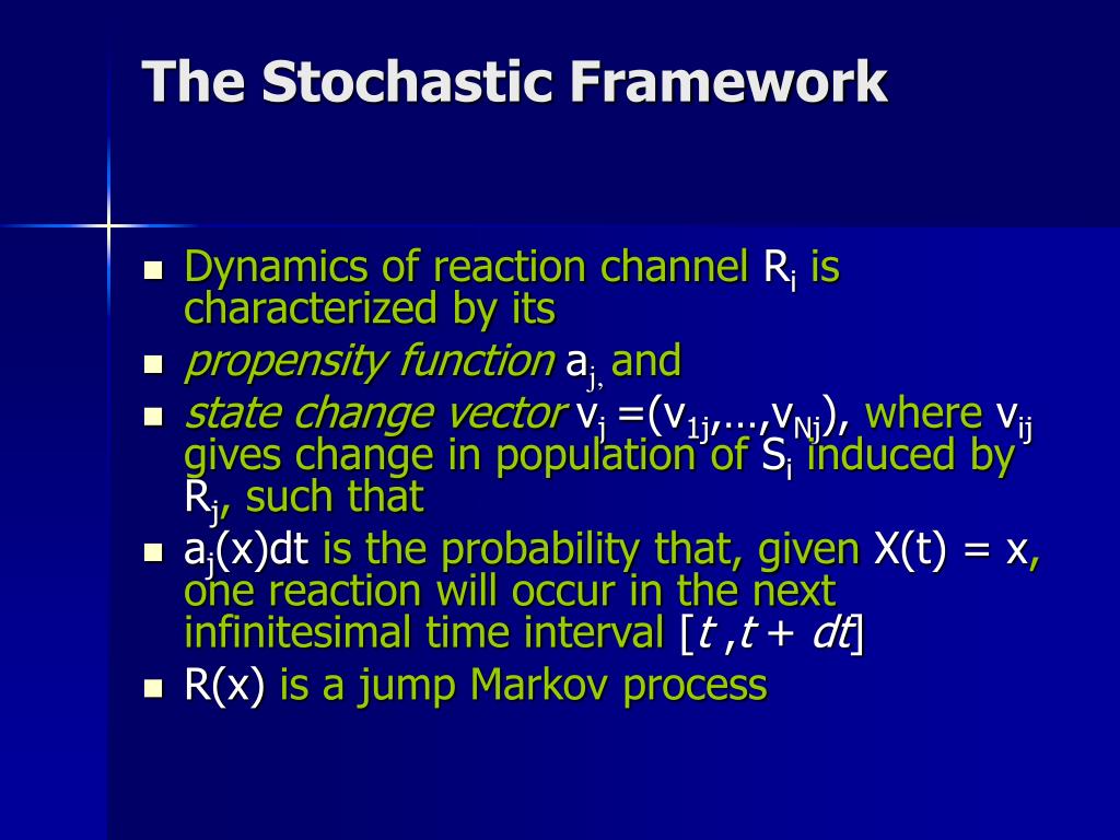 Ppt Variants Of Stochastic Simulation Algorithm Powerpoint Presentation Id4508726