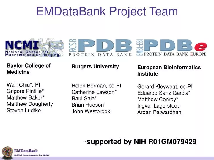 PPT - EMDataBank Project Team PowerPoint Presentation, free download ...