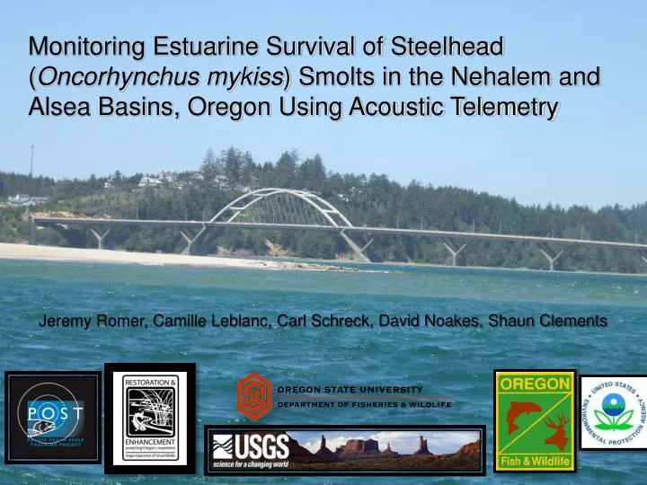 PPT - Jeremy Romer, Camille Leblanc, Carl Schreck, David Noakes, Shaun ...