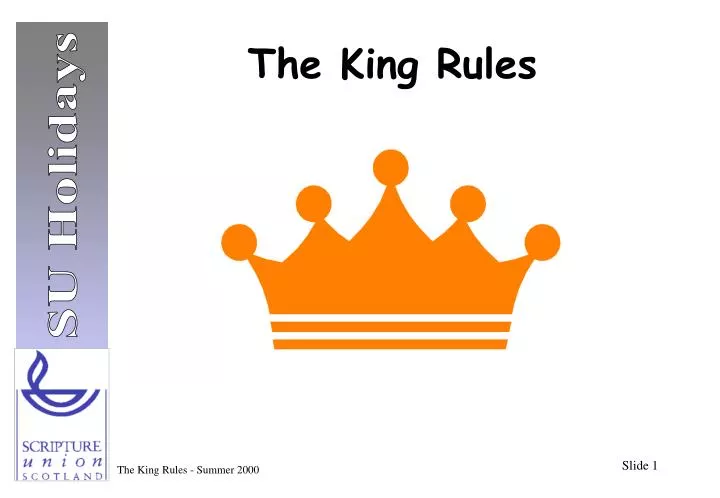 PPT - The King Rules PowerPoint Presentation, free download - ID:4510366