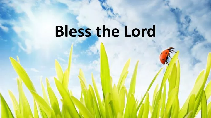 PPT - Bless the Lord PowerPoint Presentation, free download - ID:4511054