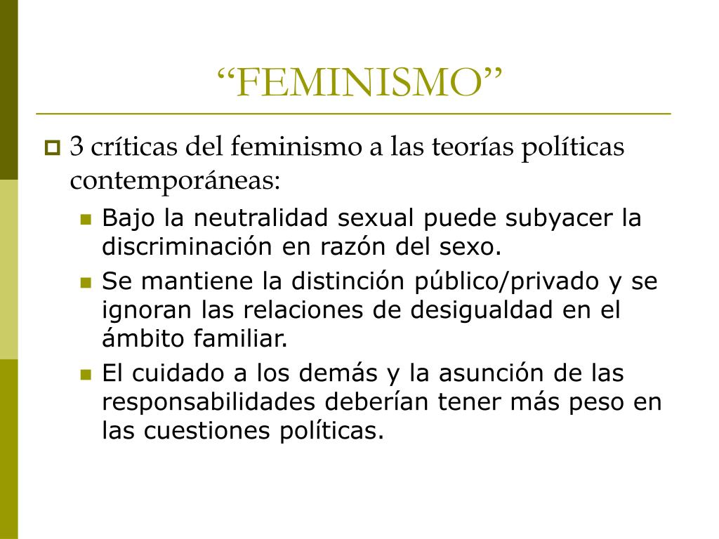 Ppt Feminismo Powerpoint Presentation Free Download Id 4511748