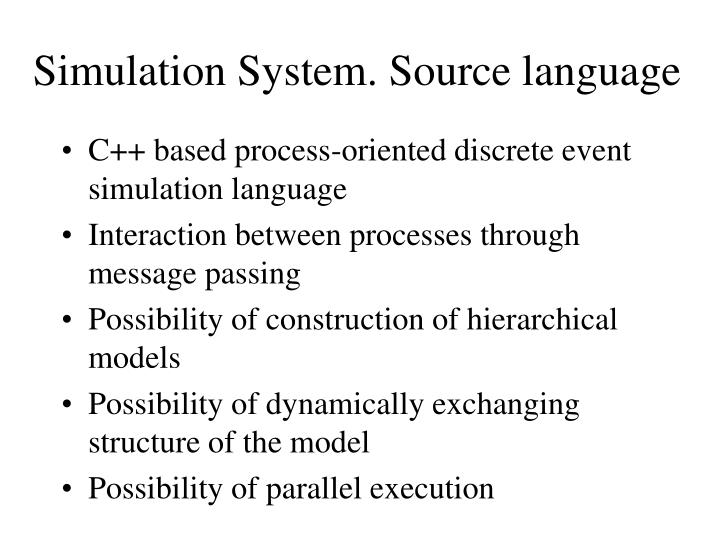 PPT - Parallel Simulation System PowerPoint Presentation - ID:4512130
