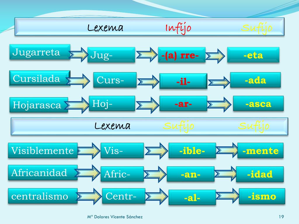 PPT - La estructura de las palabras PowerPoint Presentation, free ...