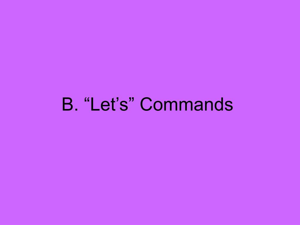 PPT - 3B – El imperativo negativo PowerPoint Presentation, free ...