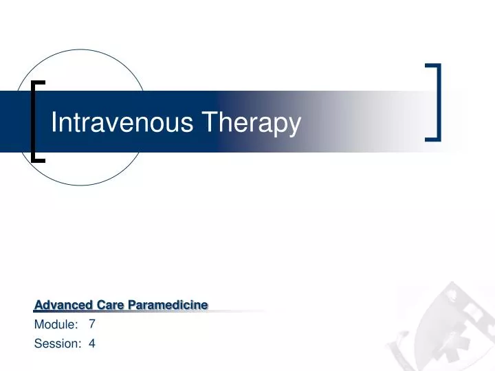 PPT - Intravenous Therapy PowerPoint Presentation, free download - ID ...