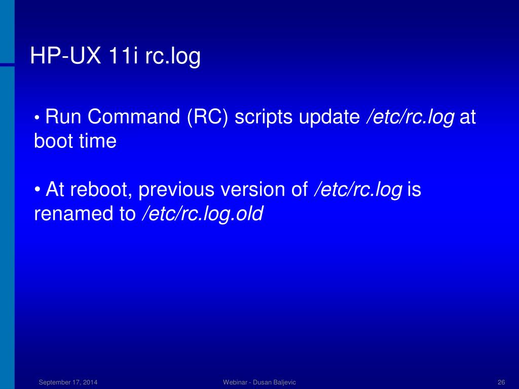 Ppt Unity And Disunity Of Unix Log File Management Tools Powerpoint Presentation Id4513989 1122