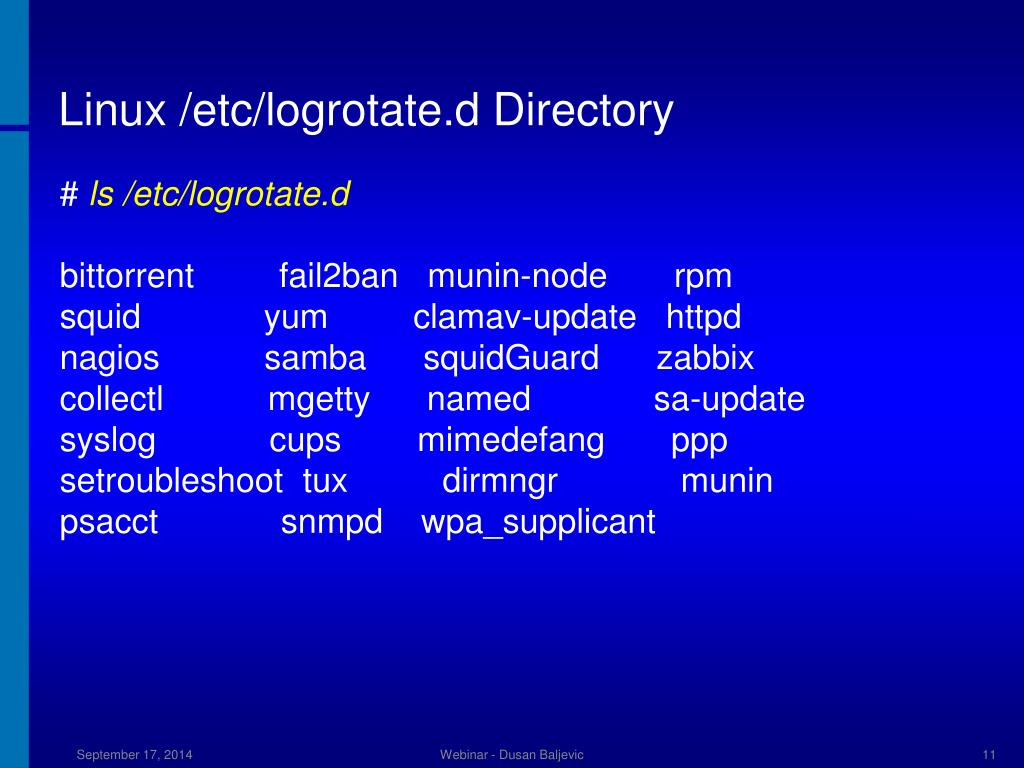Ppt Unity And Disunity Of Unix Log File Management Tools Powerpoint Presentation Id4513989 3349
