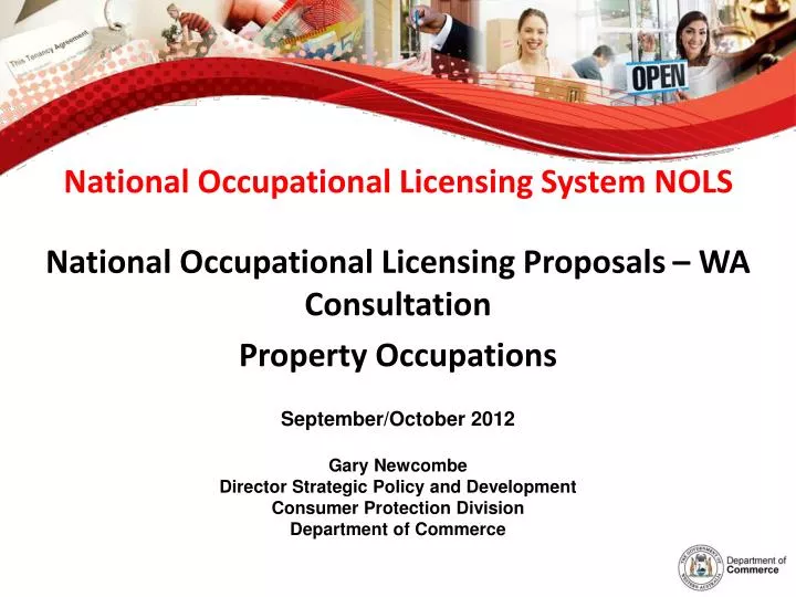 PPT - National Occupational Licensing System NOLS PowerPoint ...