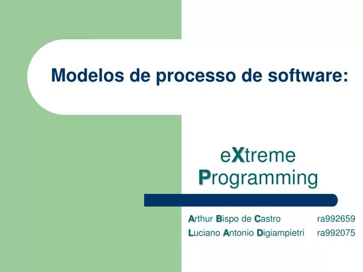 PPT - Modelos de processo de software: PowerPoint Presentation, free ...