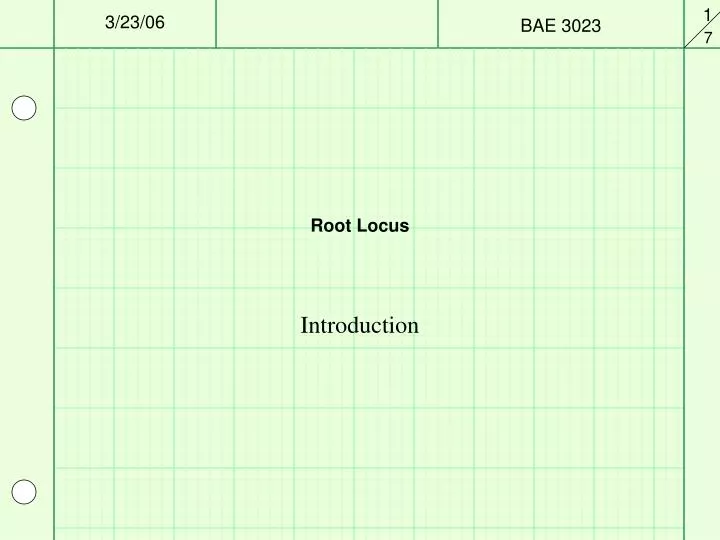 PPT - Root Locus PowerPoint Presentation, free download - ID:4516410