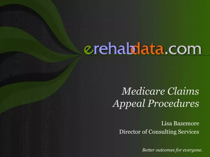 PPT - Medicare Claims Appeal Procedures PowerPoint Presentation, free ...