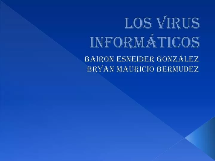 PPT - los virus informáticos PowerPoint Presentation, free download ...