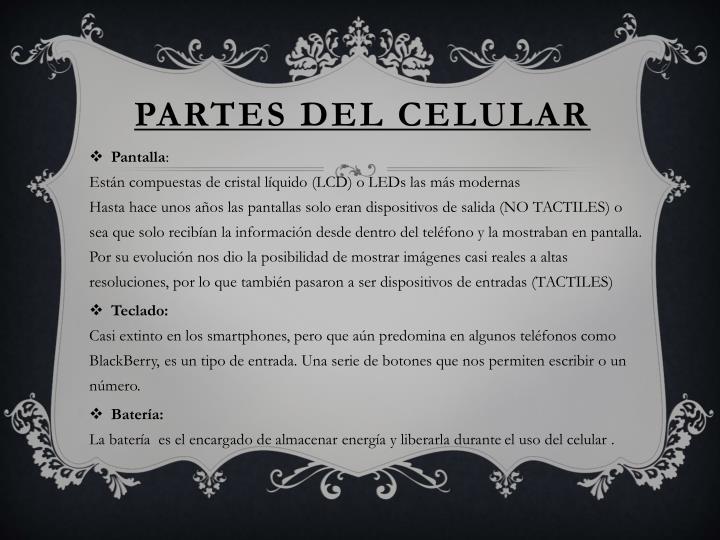 PPT - Celulares PowerPoint Presentation - ID:4517693
