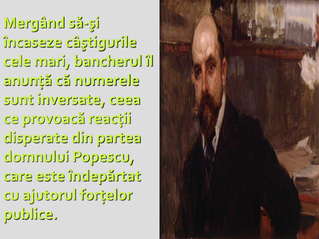 PPT - Două loturi de Ion Luca Caragiale PowerPoint Presentation, free ...