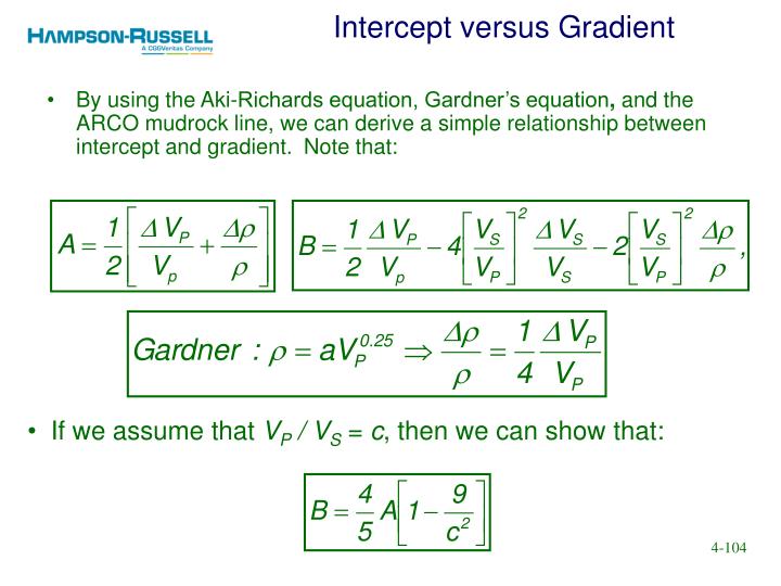 PPT - Applications of Geophysical Inversion and Imaging Part 4 – AVO ...