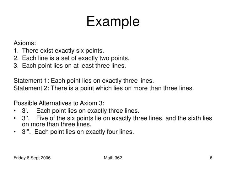 PPT - Axiomatic Systems PowerPoint Presentation - ID:4520354