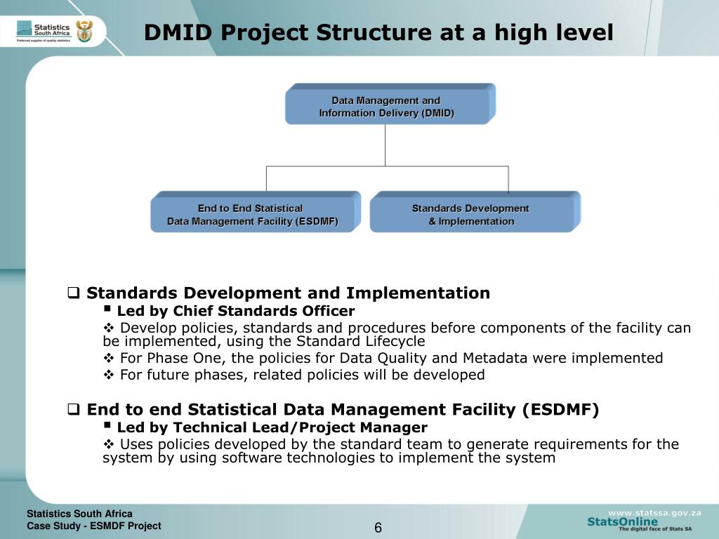 PPT - Data Management and Information Delivery (DMID) Case Study ...
