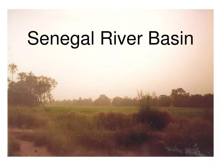 PPT - Senegal River Basin PowerPoint Presentation, free download - ID ...