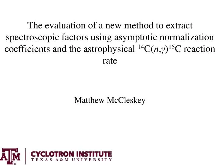 PPT - Matthew McCleskey PowerPoint Presentation, free download - ID:4521490