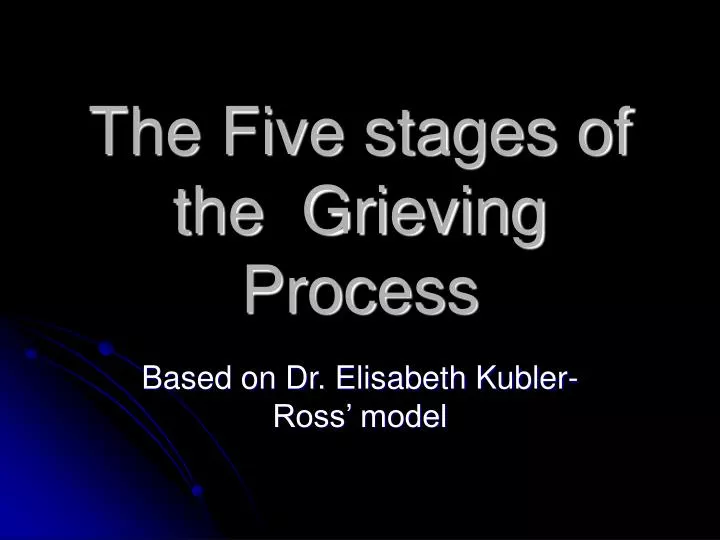 PPT - The Five stages of the Grieving Process PowerPoint Presentation ...