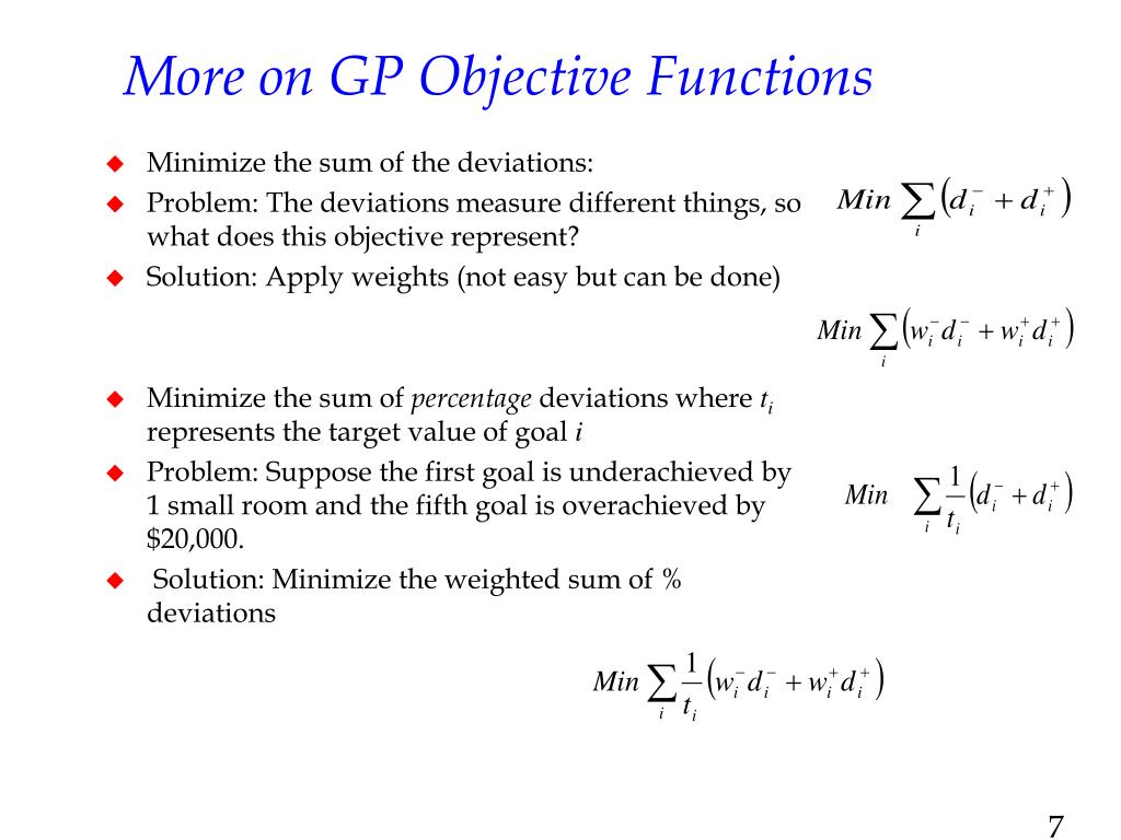 Ppt Goal Programming And Multiple Objective Lp Powerpoint Presentation Id4523091
