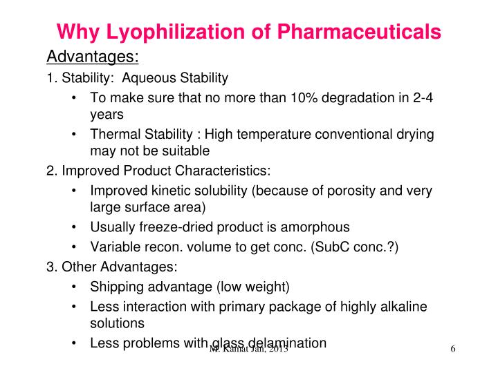 PPT - Lyophilization Technology The theory and practice of freeze ...