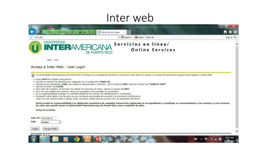 PPT - UNIVERSIDAD INTERAMERICANA DE PUERTO RICO RECINTO DE FAJARDO ...