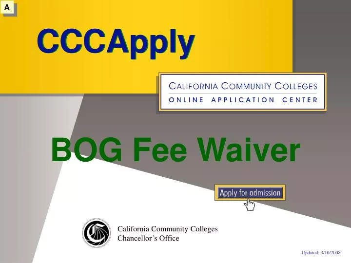 PPT - CCCApply PowerPoint Presentation, free download - ID:4523940