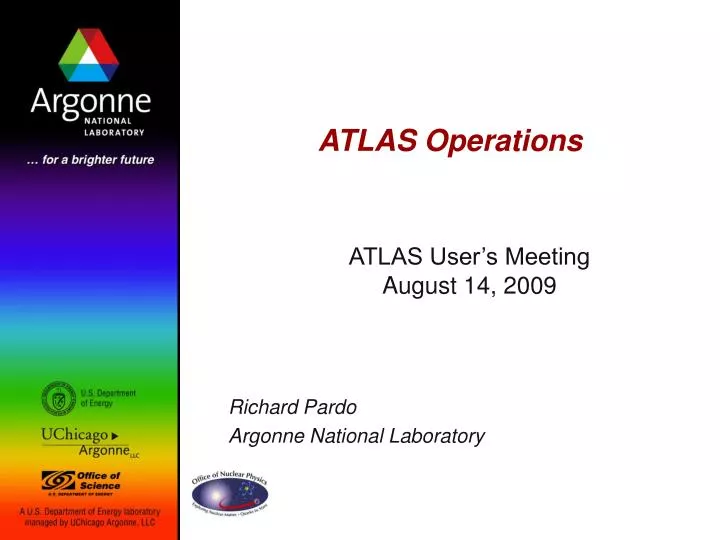 PPT - ATLAS Operations PowerPoint Presentation, free download - ID:4524325