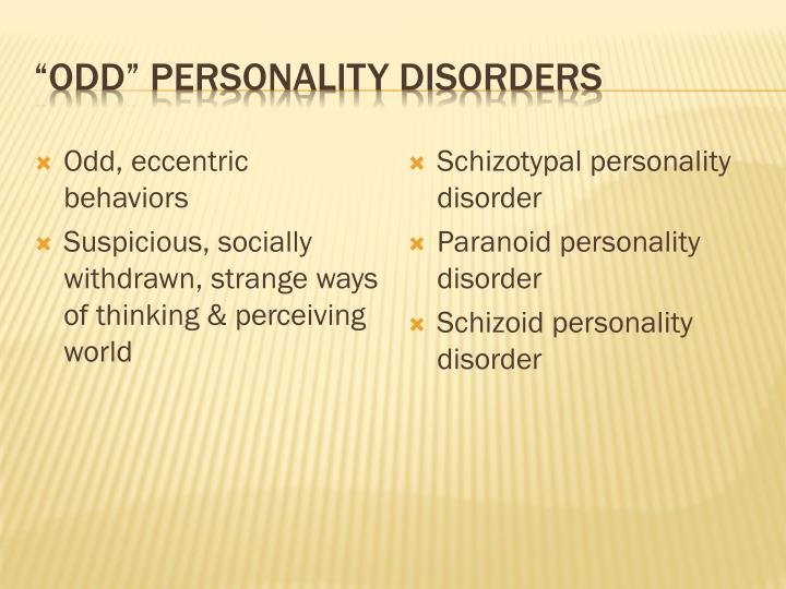 PPT - Personality Disorders PowerPoint Presentation - ID:4526197