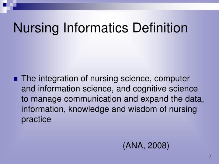 PPT - Changing Information of Nursing PowerPoint Presentation - ID:4526214
