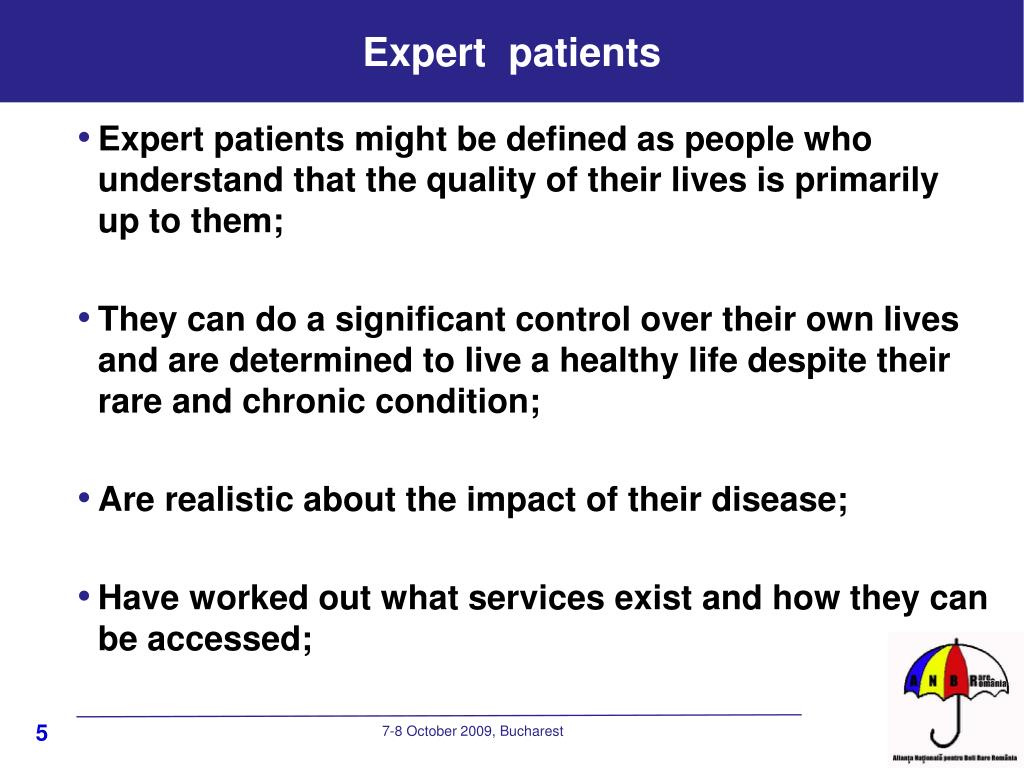 PPT - Expert Patient- partner in health care system" PowerPoint ...