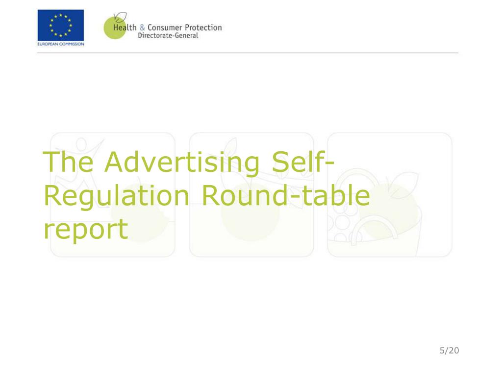 PPT - Advertising self-regulation: Can it deliver? DG SANCO’s ...