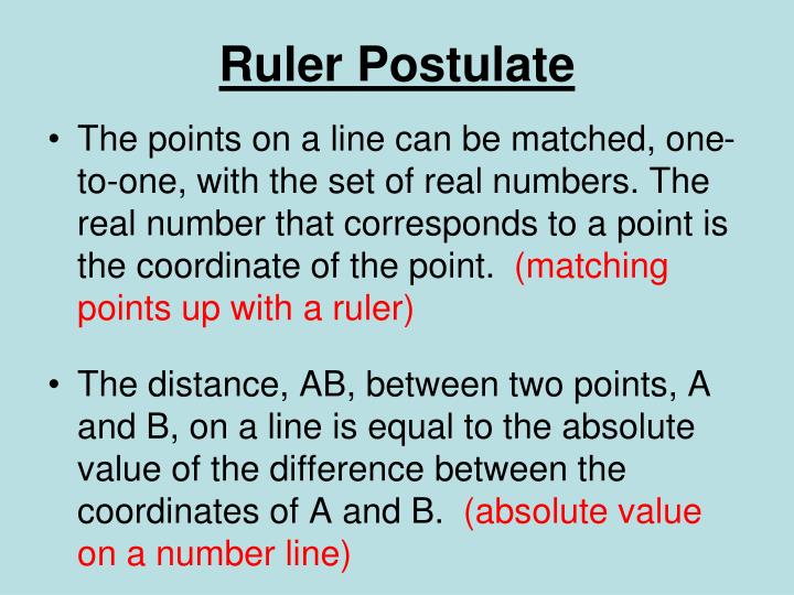 PPT - 1.3 Segments, Rays, and Distance PowerPoint Presentation - ID:4527350