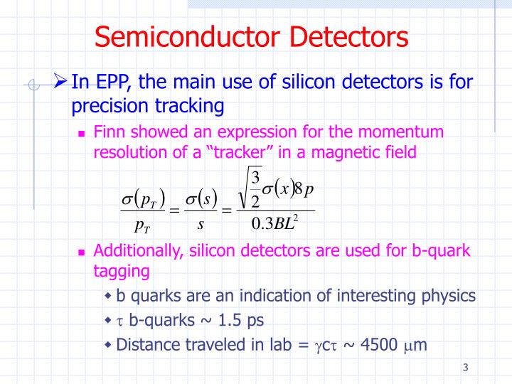 PPT - Semiconductor Detectors PowerPoint Presentation - ID:4527476