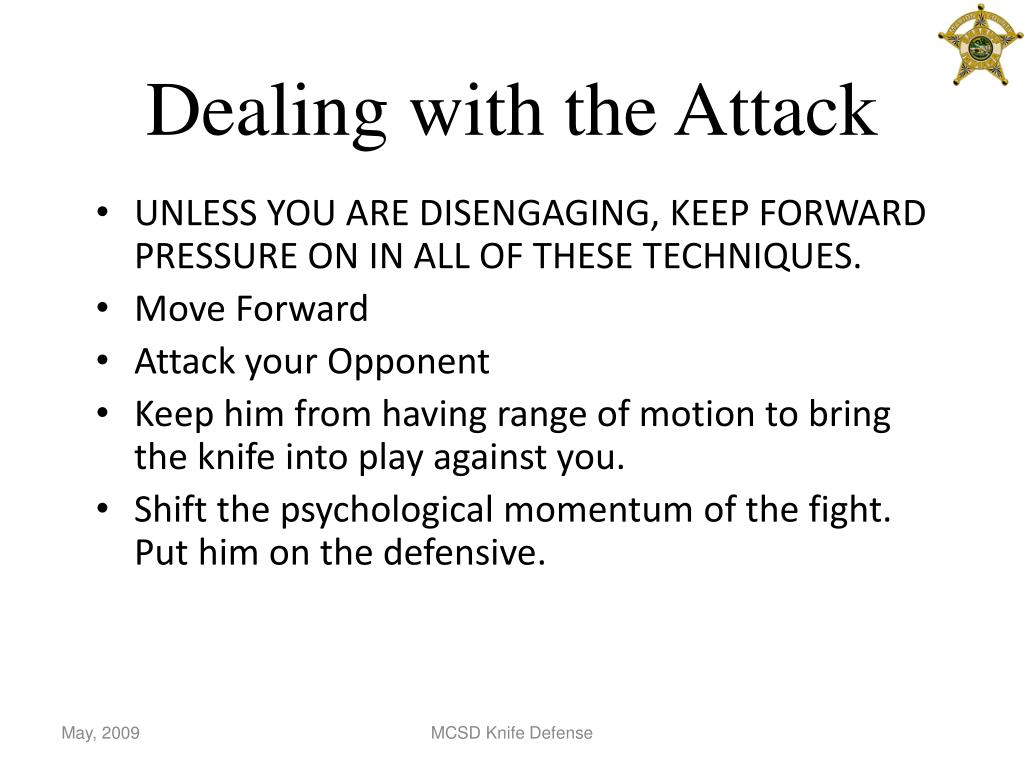 PPT - Edged Weapon Defense Tactics for Law Enforcement Captain Tony ...