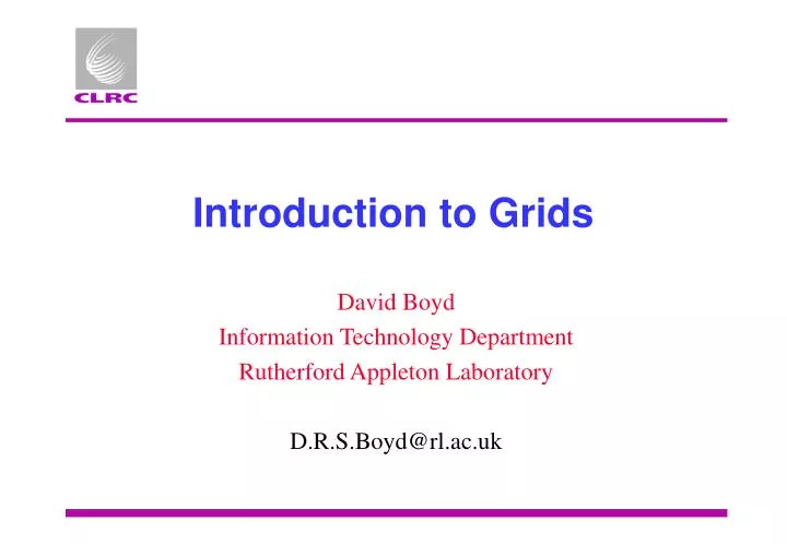 PPT - Introduction to Grids PowerPoint Presentation, free download - ID ...