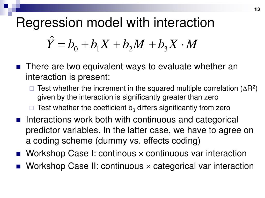 Ppt Workshop Moderated Regression Analysis Powerpoint Presentation