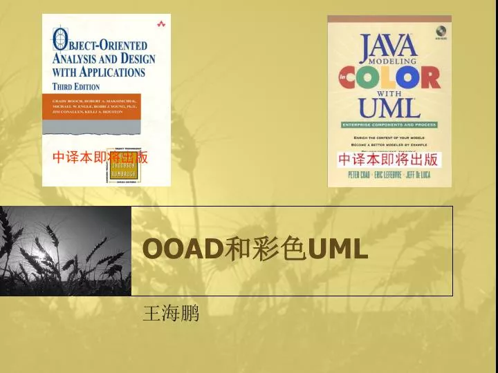 PPT - OOAD 和彩色 UML PowerPoint Presentation, free download - ID:4528744