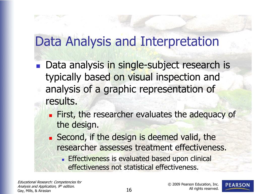 PPT Chapter 11 Single Subject Experimental Research PowerPoint 