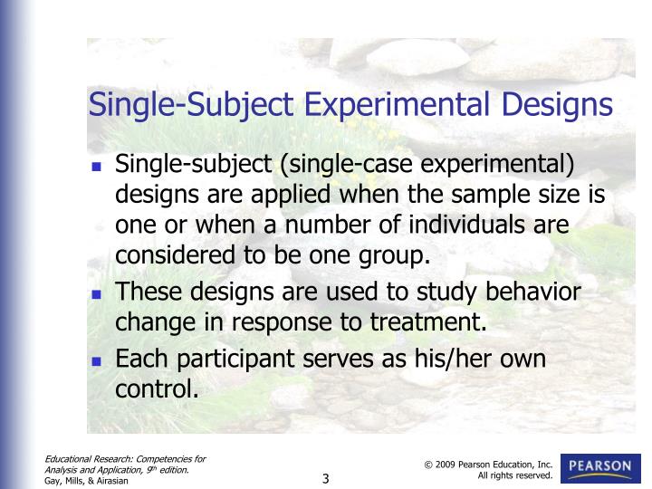 PPT - Chapter 11: Single-Subject Experimental Research PowerPoint ...