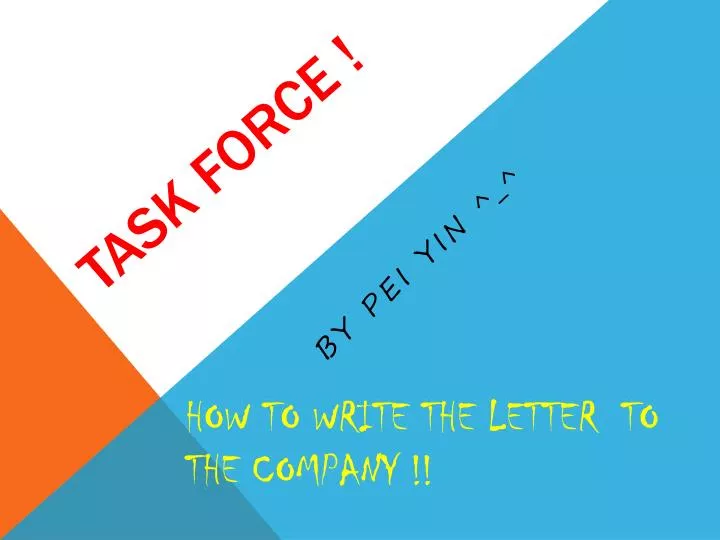 PPT - Task force ! PowerPoint Presentation, free download - ID:4529934