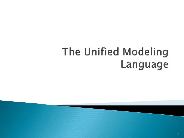 PPT - The Unified Modeling Language PowerPoint Presentation, free ...