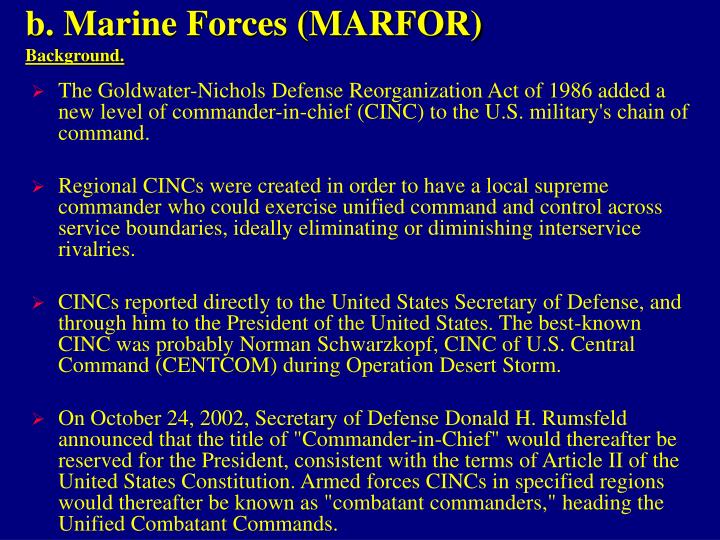 PPT - Section 102. UNITED STATES MARINE CORPS (USMC) MISSION AND ...