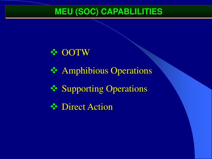 PPT - Section 102. UNITED STATES MARINE CORPS (USMC) MISSION AND ...