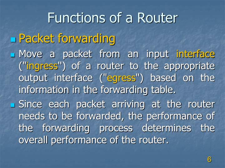 PPT - Router Architecture PowerPoint Presentation - ID:4532412
