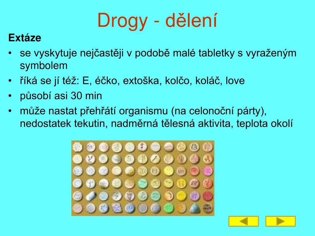 PPT - Předmět : Výchova k občanství Ročník : 7. Téma : Drogy - druhy ...