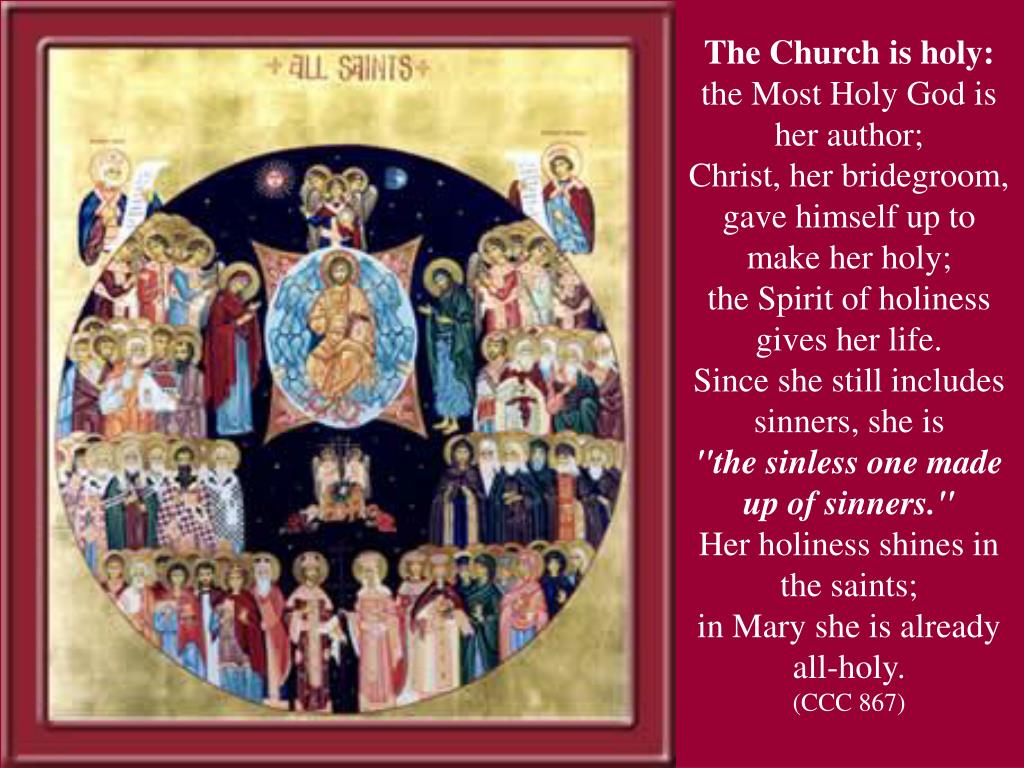 PPT - The Church is one, holy, catholic, apostolic PowerPoint ...