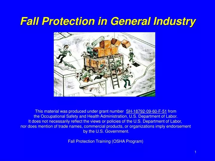 PPT - Fall Protection in General Industry PowerPoint Presentation, free ...
